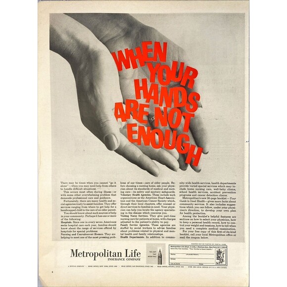 Metropolitan Life | Art | Metropolitan Life When Your Hands Are Not ...